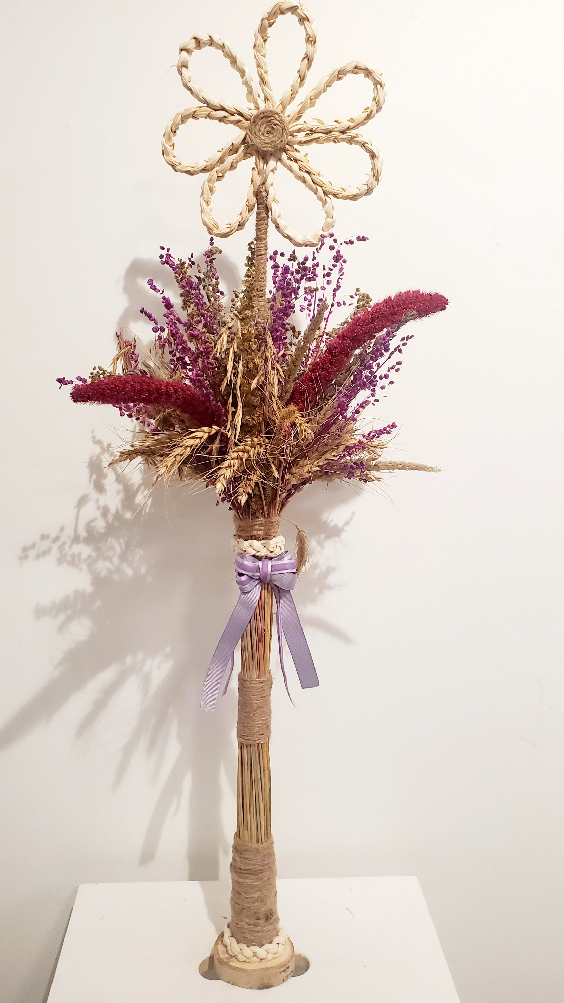 Didukh with a flower – Kolo Shop Ukrainian Gift Store
